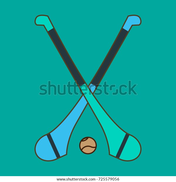 Logo Vector Hurling Game Irish Hurling Stock Vector (Royalty Free ...