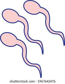 Logo Vector Icon Reproduction Sperm Stock Vector (Royalty Free ...
