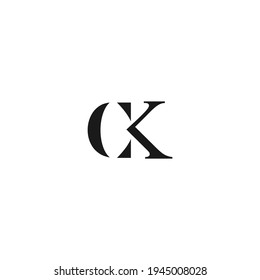 Logo Vector Letter C K Style Stock Vector (Royalty Free) 1945008028 ...