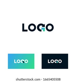 Logo Vector Sentence Logo Design Sign Stock Vector (Royalty Free ...