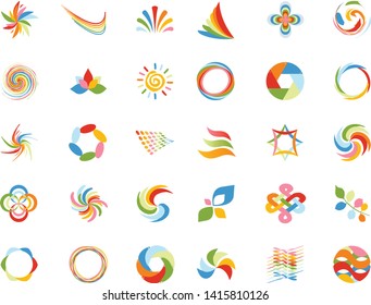 Logo Vector Shape Logo Design Stock Vector (Royalty Free) 1415810126 ...