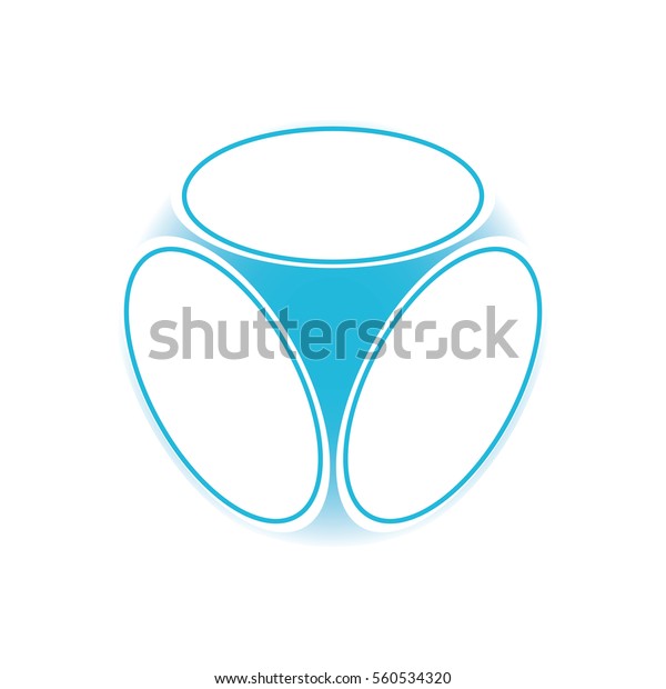Logo Volumetric Symbol Vector Stock Vector (Royalty Free) 560534320 ...