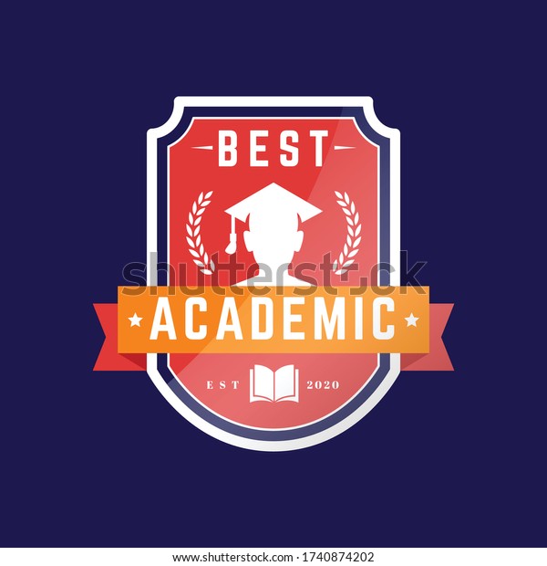 Logos Academic Groups Schools This Logo Stock Vector (Royalty Free ...