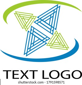 Logos Green Blue Star Concept Stock Vector (Royalty Free) 1791598571