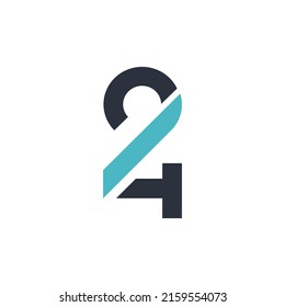 Logos Numbers Two Four Twenty Four Stock Vector (Royalty Free ...