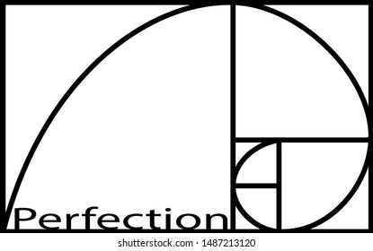 Fibonacci Sequence Icon Outline Style Template: vector de stock (libre ...