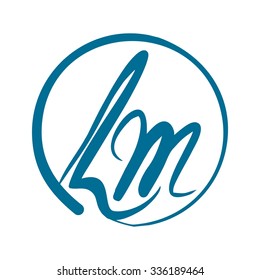 230 Letter l and m mark modern logo design template Images, Stock ...