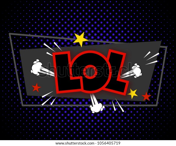 Lol Comic Pop Art Speech Bubble Stock Vector (Royalty Free) 1056405719 ...