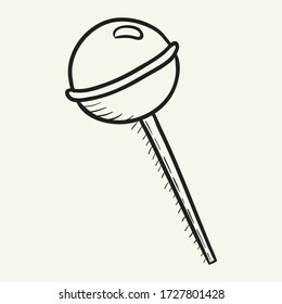 Lollipop Hand Drawn Vector Illustration Stock Vector (Royalty Free ...
