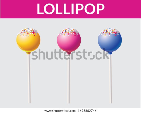 Lollipop Set Vector Illustration Black Women 库存矢量图（免版税）1693862746 ...