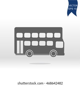 London Bus Icon Stock Vector (Royalty Free) 468642482 | Shutterstock