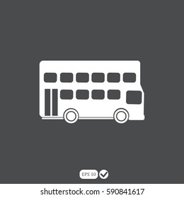London Bus Icon Stock Vector (Royalty Free) 590841617 | Shutterstock