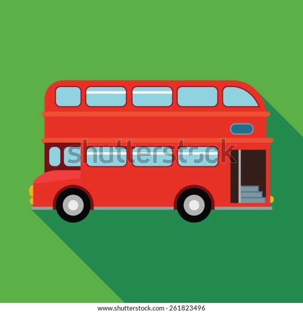 London Bus Icon Stock Vector (Royalty Free) 261823496 | Shutterstock