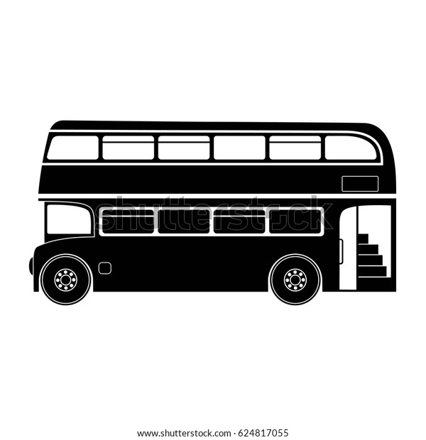 London Bus Icon Stock Vector (Royalty Free) 624817055