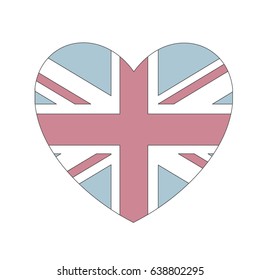 London Heart Icon Stock Vector (Royalty Free) 638802295