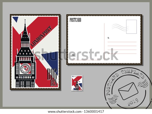London postcard Template