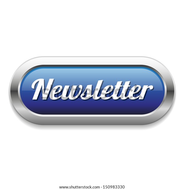 Long Blue Newsletter Button Stock Vector (Royalty Free) 150983330 ...