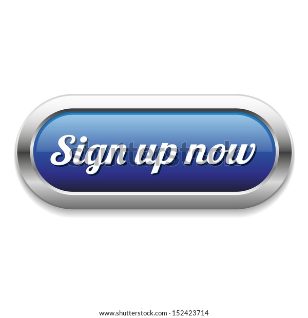 Long Blue Sign Now Button Stock Vector (Royalty Free) 152423714 ...
