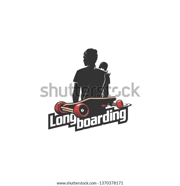 Long Board Logo Vector Illustration Stock Vector (Royalty Free ...