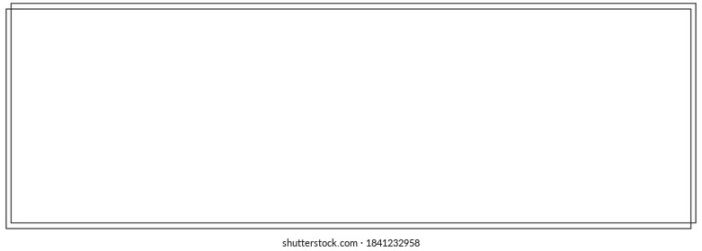 Long Frame Linear Style On Black Stock Vector (Royalty Free) 1841232958 ...