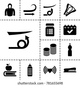Long Icons Set 13 Editable Filled Stock Vector (Royalty Free) 781655698 ...