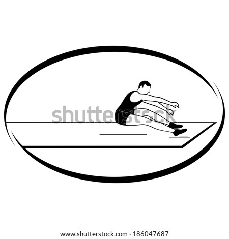 Long Jump Drawing | Free download on ClipArtMag
