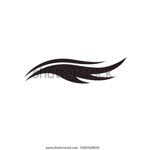 Long Lashes Isolated On White Background Stock Vector (Royalty Free ...