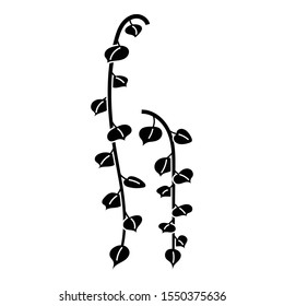 Long Leaf Plant Icon Simple Illustration Stock Vector (Royalty Free ...