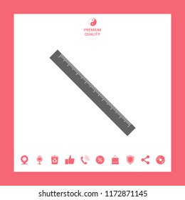Long Ruler Icon Stock Vector (Royalty Free) 1172871145 | Shutterstock