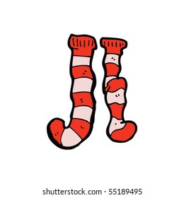 Long Socks Cartoon Stock Vector (Royalty Free) 55189495 | Shutterstock