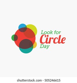 Look Circle Day Vector Illustration Stock Vector (Royalty Free ...
