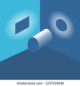 Look Figure Different Perspectives Stock Vector (Royalty Free ...