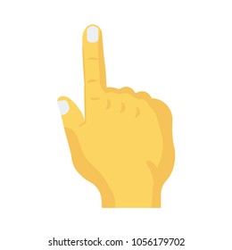 Look Hand Sign Stock Vector (Royalty Free) 1056179702 | Shutterstock