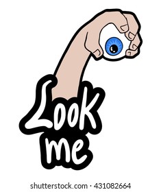 Look Me Symbol Stock Vector (Royalty Free) 431082664
