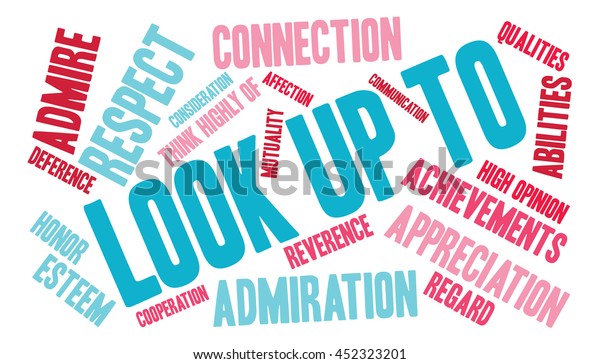 Look Word Cloud On White Background Stock Vector (Royalty Free ...