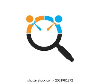 Looking Job Icon Vector Illustration Icon Stock Vector (Royalty Free ...