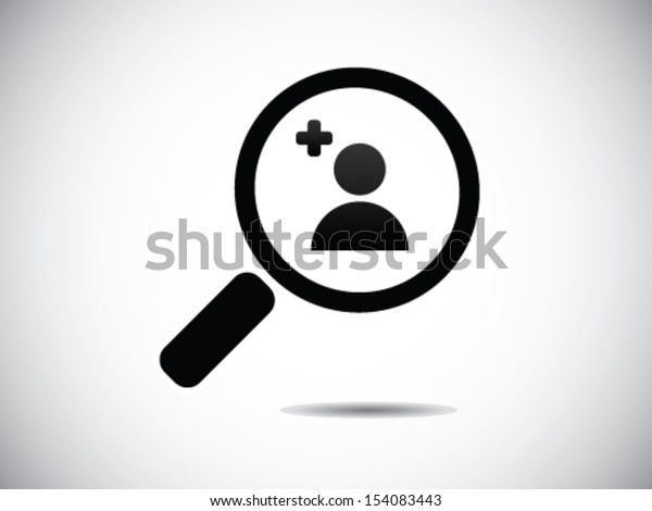 Looking Someone Add Stock Vector (Royalty Free) 154083443 | Shutterstock