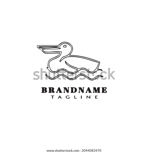 Loon Logo Icon Design Template Modern Stock Vector (Royalty Free ...