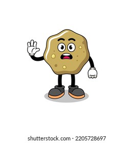 Loose Stools Cartoon Illustration Doing Stop Stock Vector (Royalty Free ...