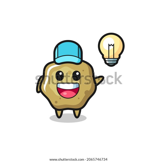 Loose Stools Character Cartoon Getting Idea Stock Vector (Royalty Free ...