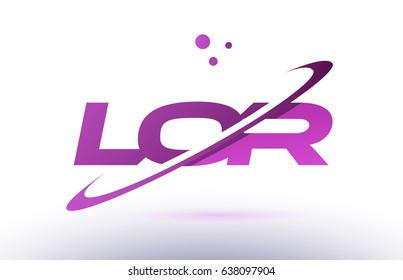 Lor L O R Alphabet Letter: vector de stock (libre de regalías ...