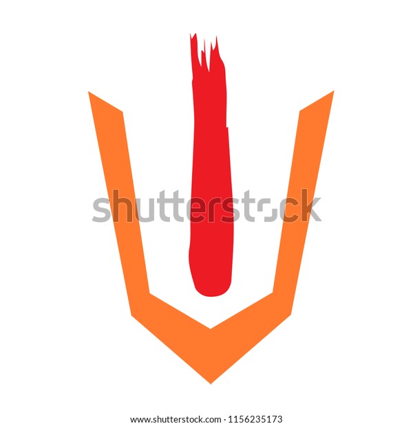 Lord Hanuman Tilak Design Vector Stock Vector (Royalty Free) 1156235173