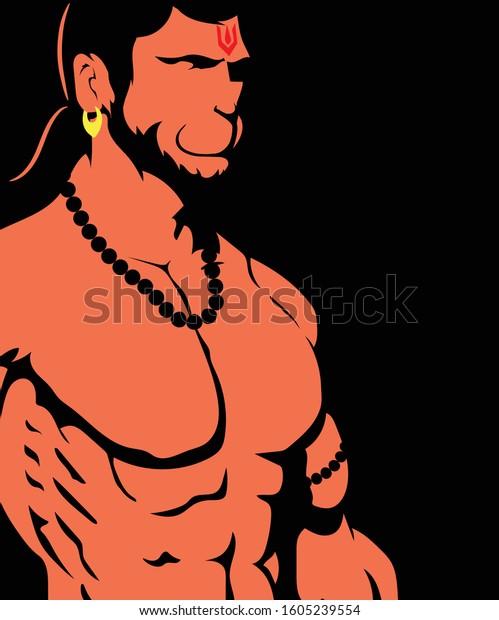 Lord Hanuman Vector Graphic Design Vector Stock Vector (Royalty Free ...