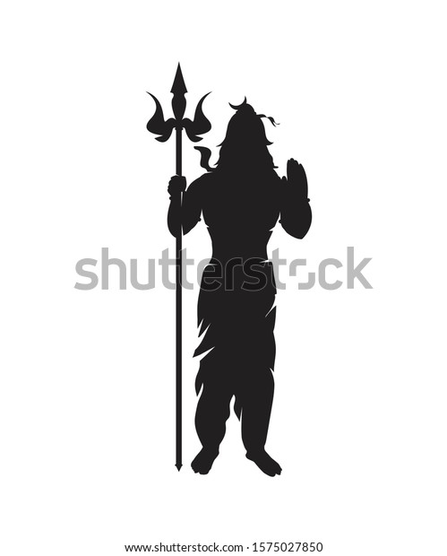 Lord Mahadev Vector Graphic Design Trishul Stock Vector (Royalty Free ...