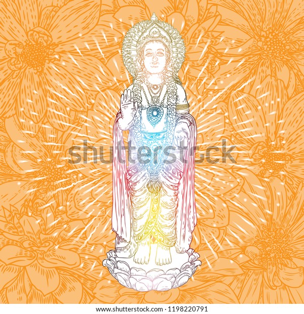 Lord Murugan Classic Statue Drawing God Stock Vector (Royalty Free ...