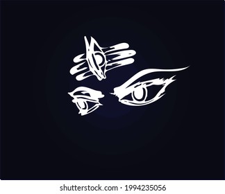 Lord Shiva Eyes Image Vector Design Stock Vector (Royalty Free ...