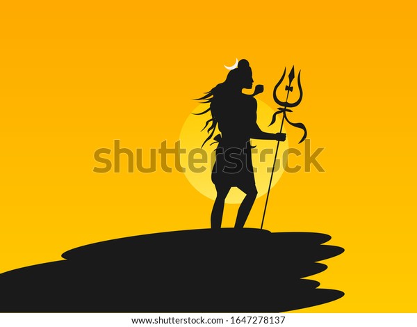 lord shiva illustation in vector file