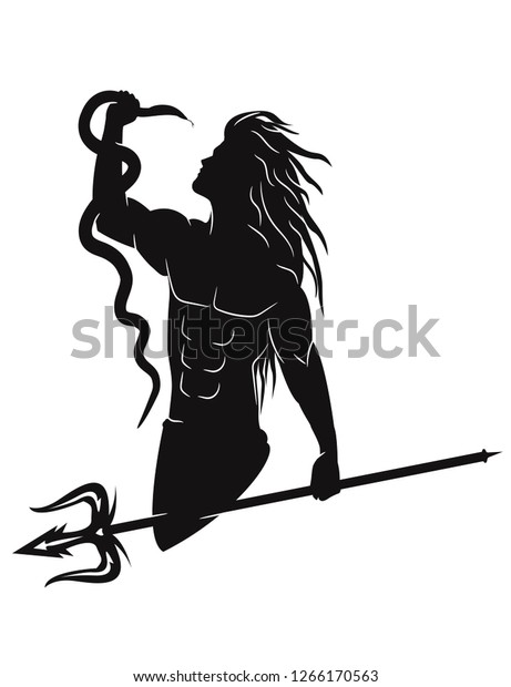 Lord Shiva Vector Illustrated Design Mahadev Stock Vector (Royalty Free ...
