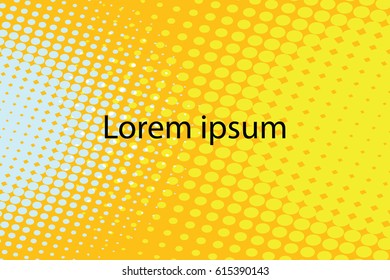 Lorem Ipsum Yellow Abstract Background Pop Stock Illustration 674850319 ...