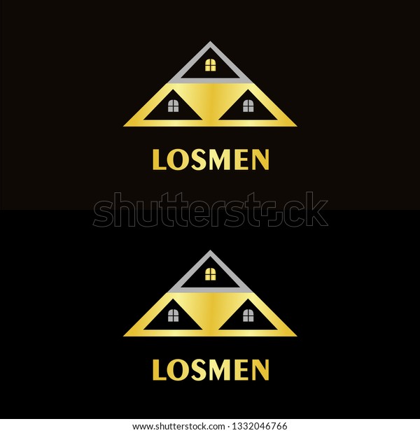 Losmen Logo Icon Vector Set Real Stock Vector (Royalty Free) 1332046766 ...